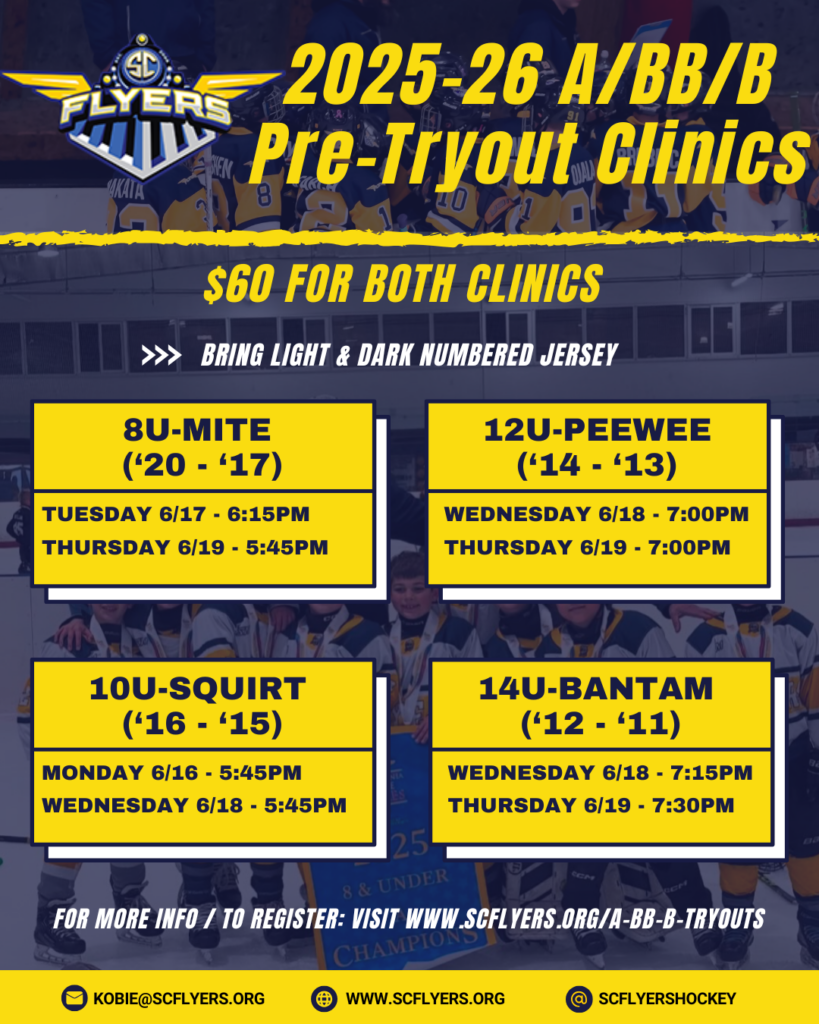 A/BB/B Tryouts – SC Flyers Hockey Club