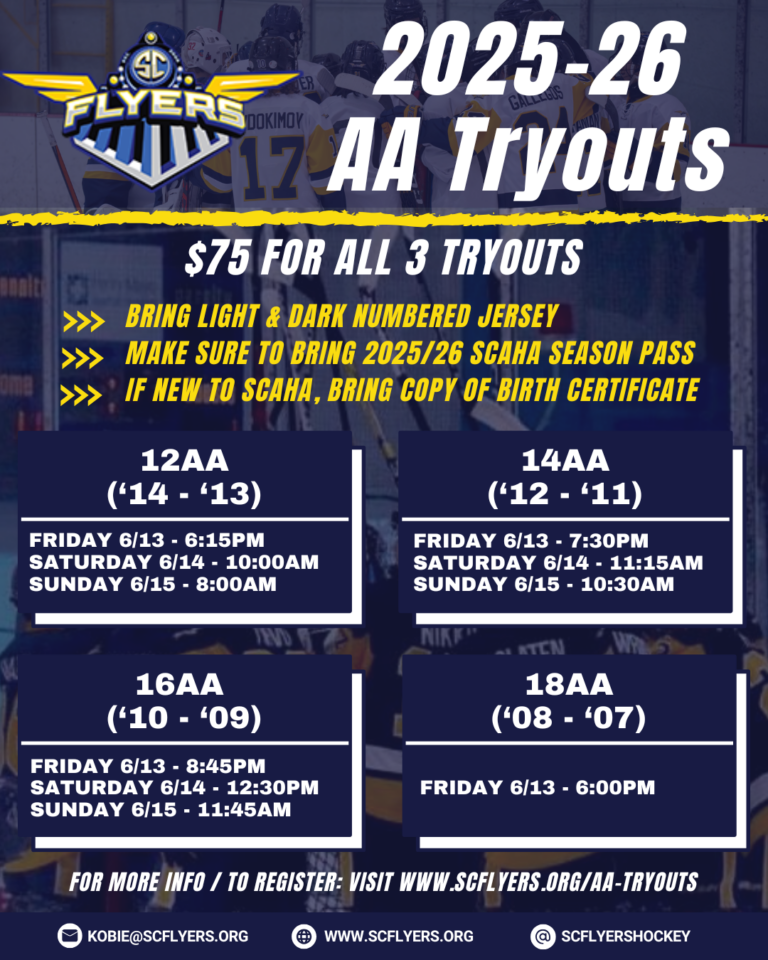AA Tryouts – SC Flyers Hockey Club