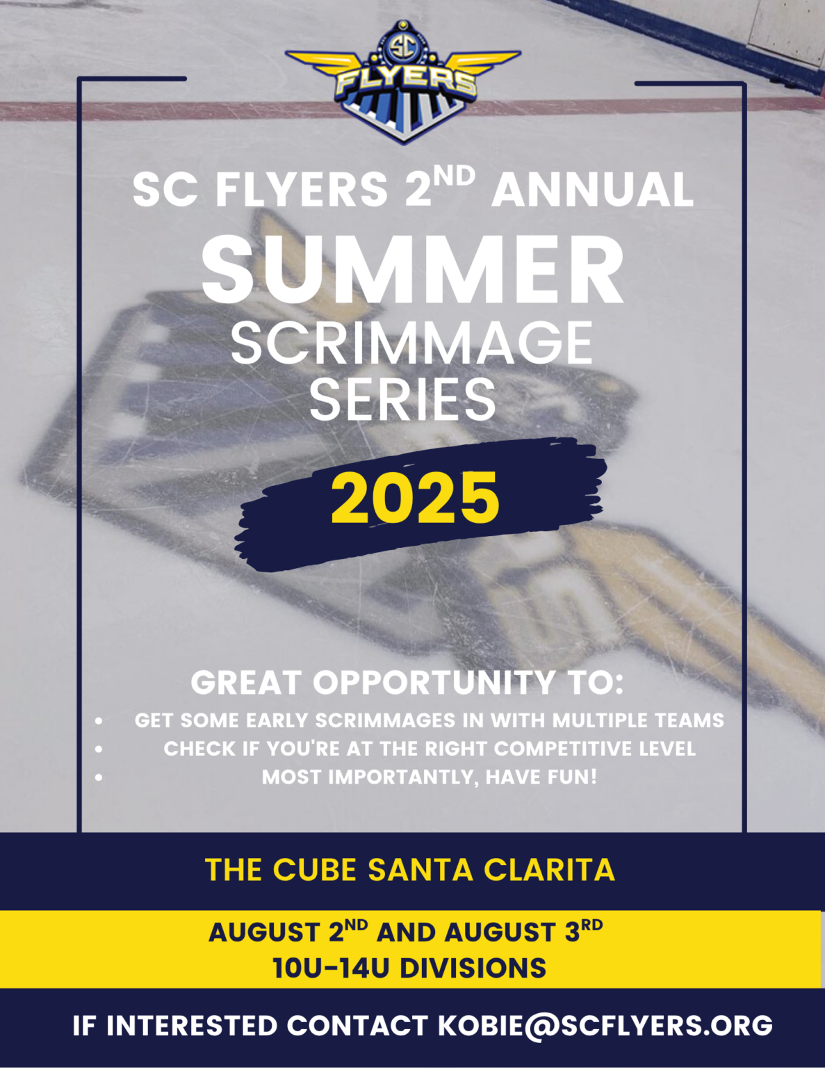 Summer Scrimmage Series – SC Flyers Hockey Club